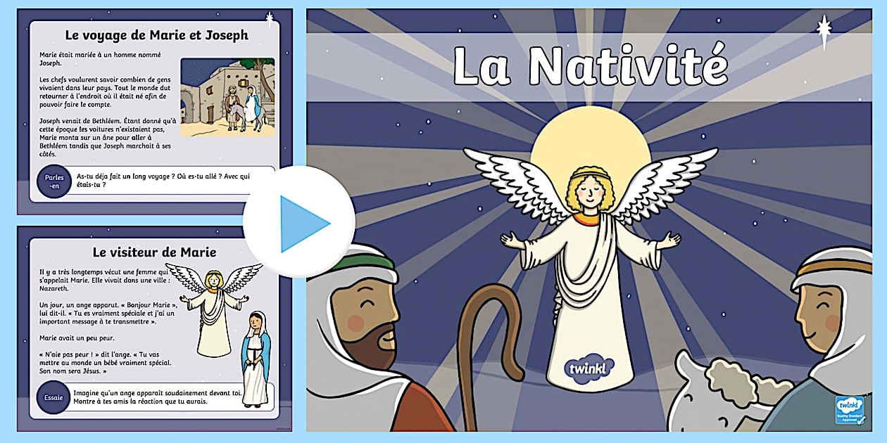 Powerpoint : La Nativité (teacher made) - Twinkl