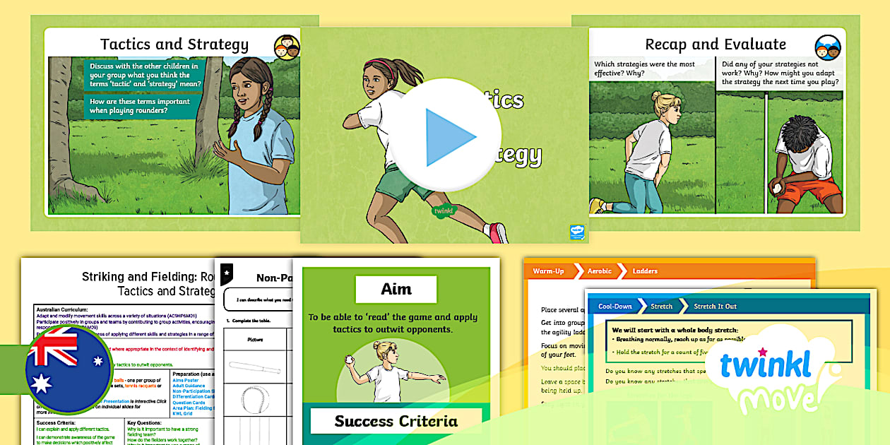 Move Striking and Fielding: Rounders: Tactics and Strategies