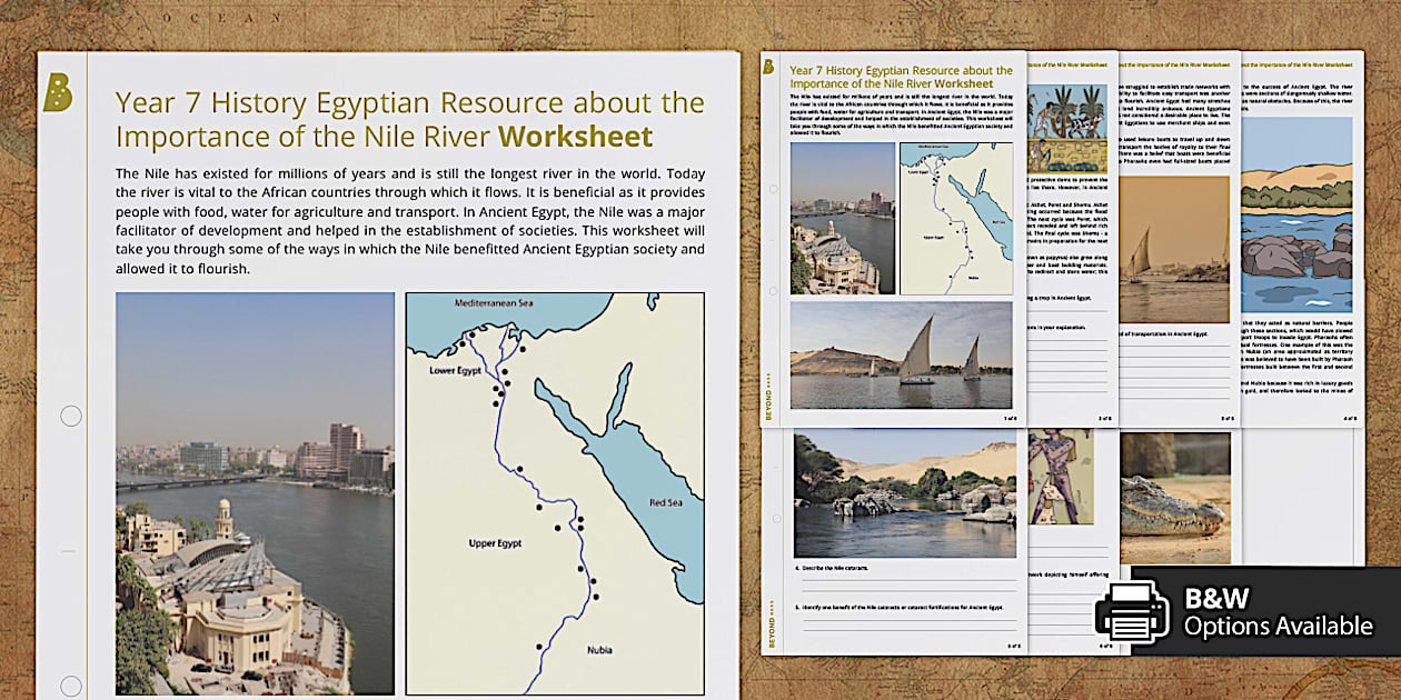 Egyptian Resource about the Importance of the Nile River