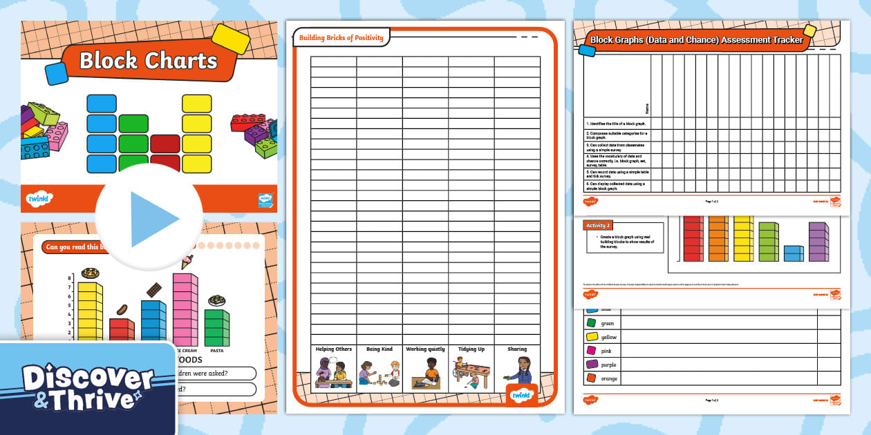Building Bricks Block Graphs Resource Pack (Teacher-Made)
