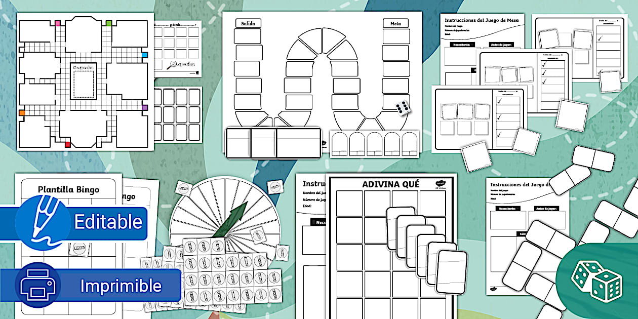 Pack: Diseña tus Juegos de Mesa - Twinkl Board Games