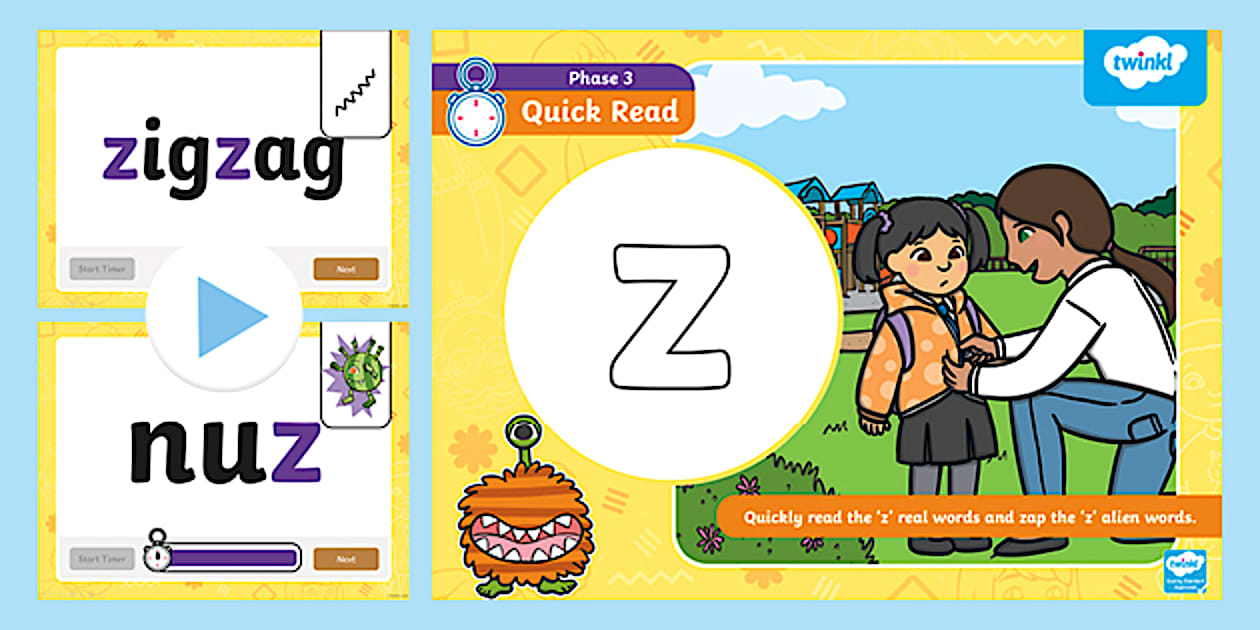 Phase 3 Quick Read z PowerPoint - Twinkl