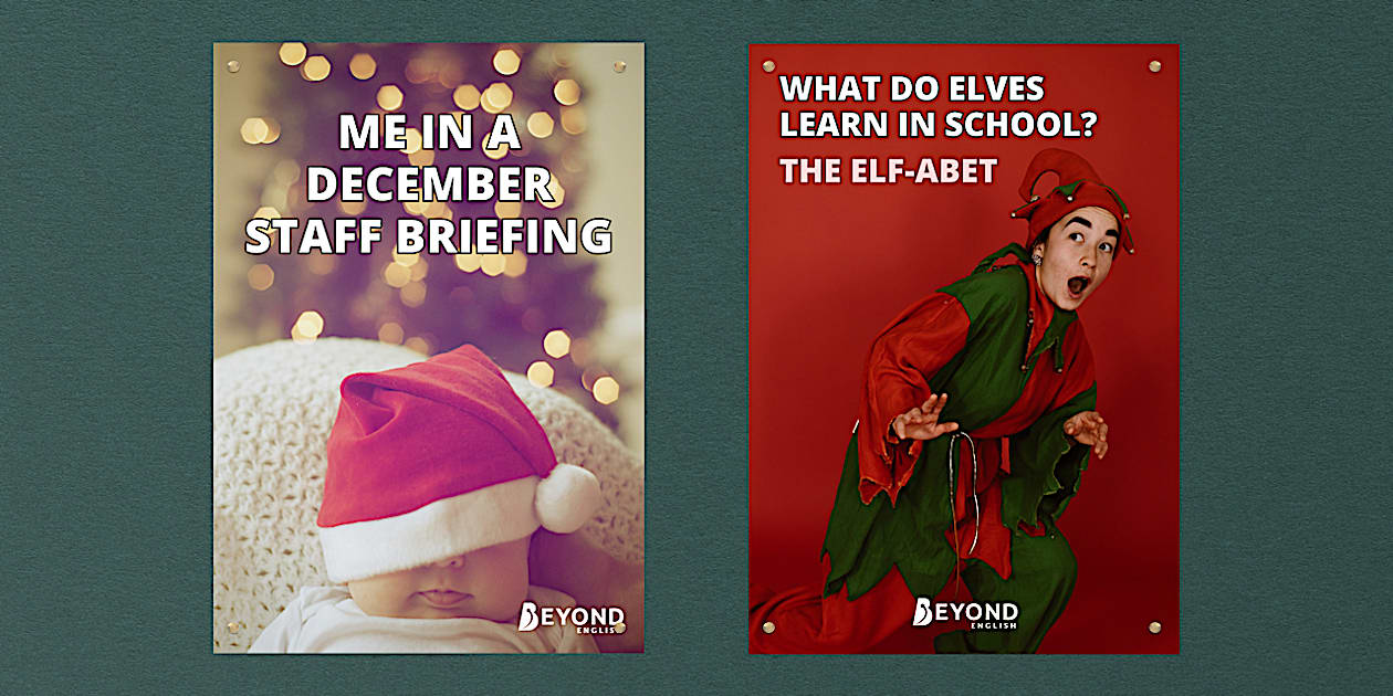 Christmas Posters for Class and Staff Room (teacher made)