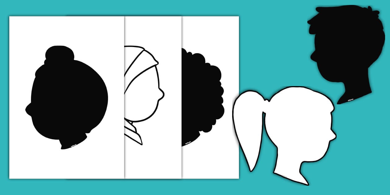 Children Silhouette Display Cut-Outs