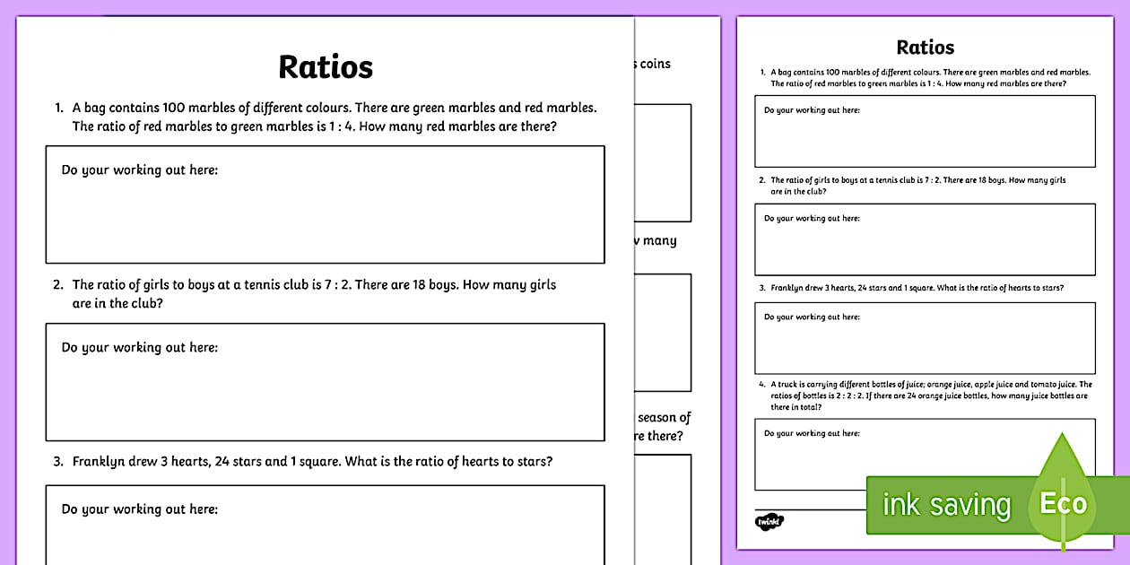 Ratios Worksheets New resources aligned to Aus Curriculum