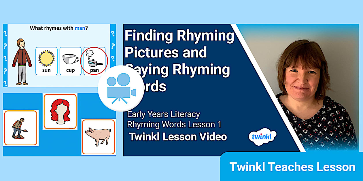 EYFS Rhyming Words Video Lesson | Remote Learning Tool