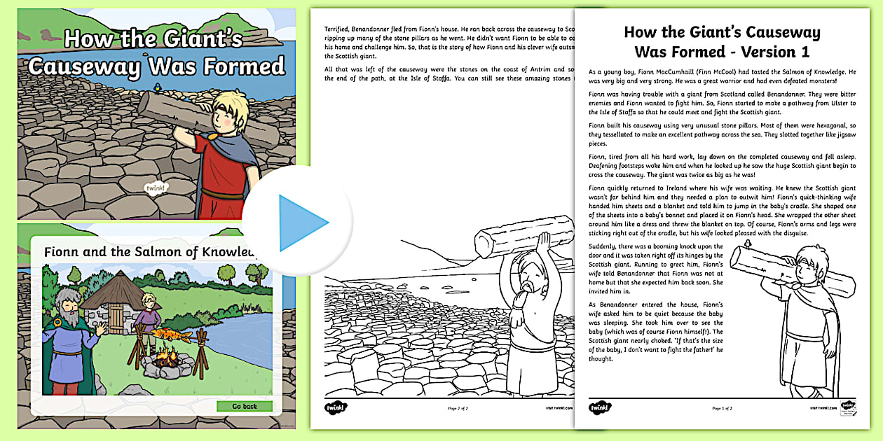 How the Giant's Causeway Was Formed Activity Pack - Twinkl