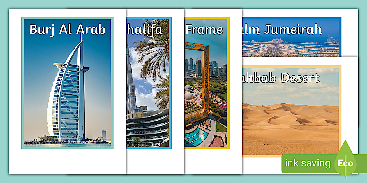 Dubai Landmarks Photo Pack (teacher made) - Twinkl