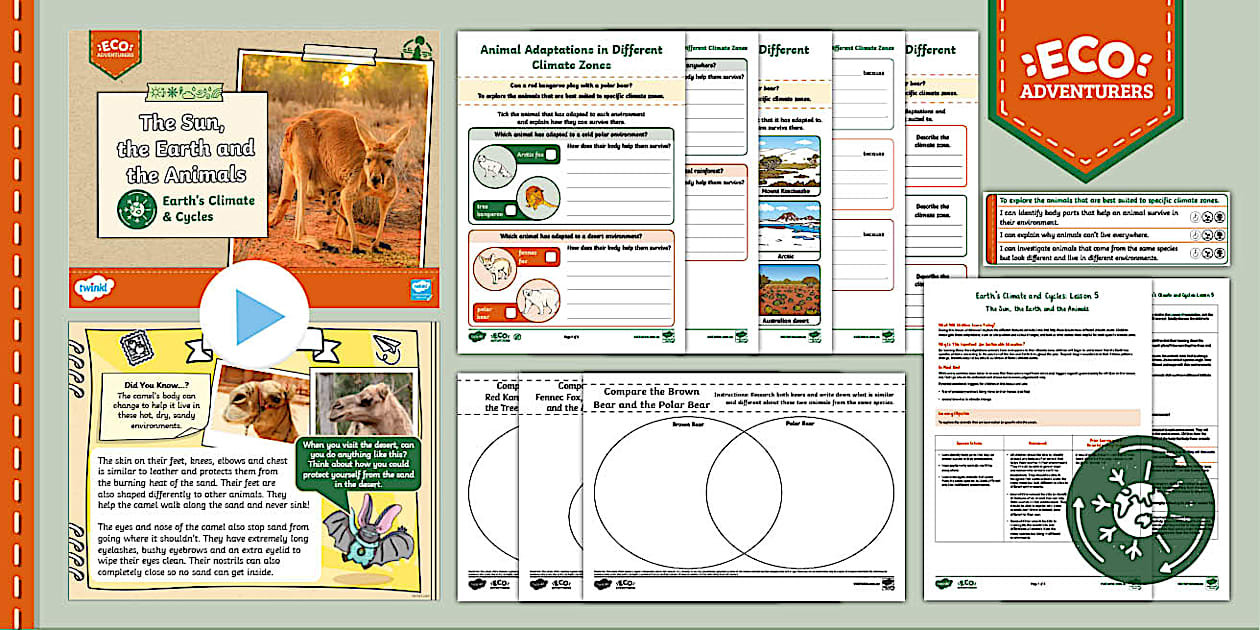 Year 2 Eco Adventurers Earth's Climate and Cycles Lesson 5
