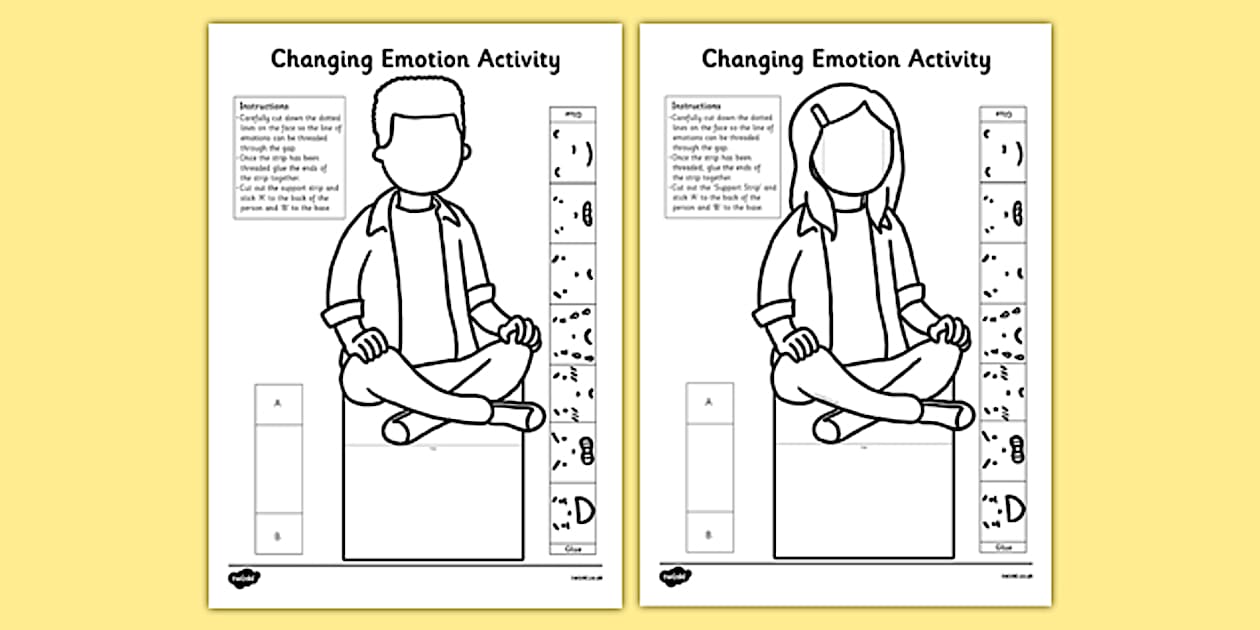 Changing Emotion Activity (teacher made) - Twinkl