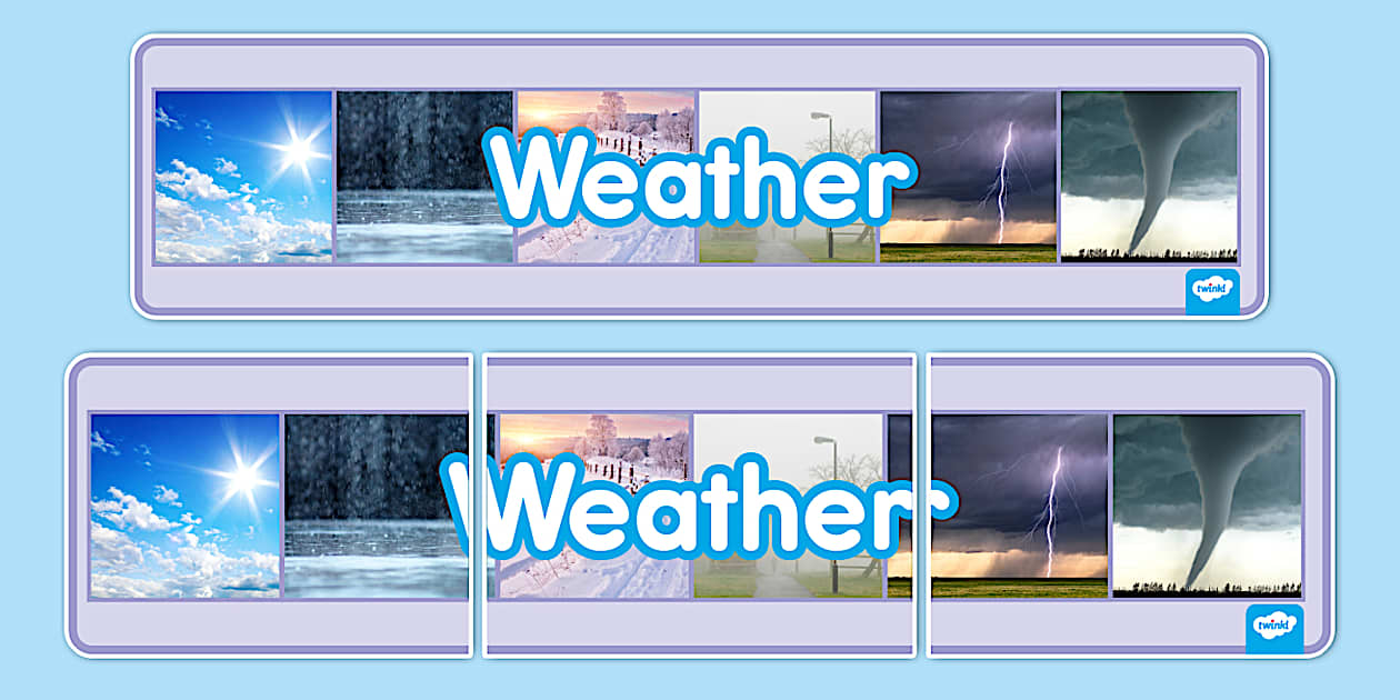 Weather Banner (teacher made) - Twinkl