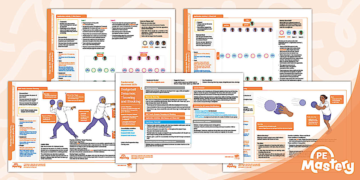 G6 Fundamental Movement Skills: Dodgeball Throwing/Blocking