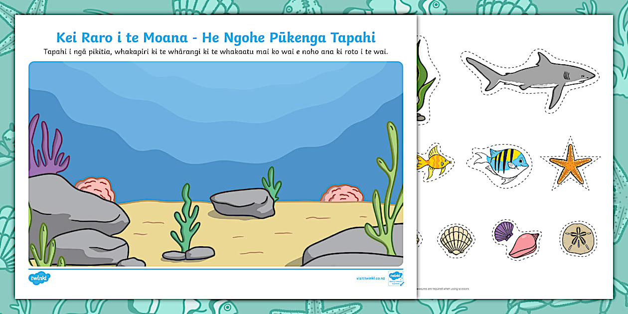 Kei Raro i te Moana - Ngā Pūkenga Tapahi (teacher made)