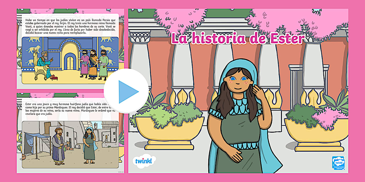 PowerPoint: La historia de Ester | Materiales Twinkl