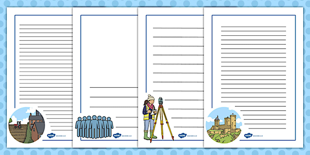 Land Use Page Borders - Twinkl