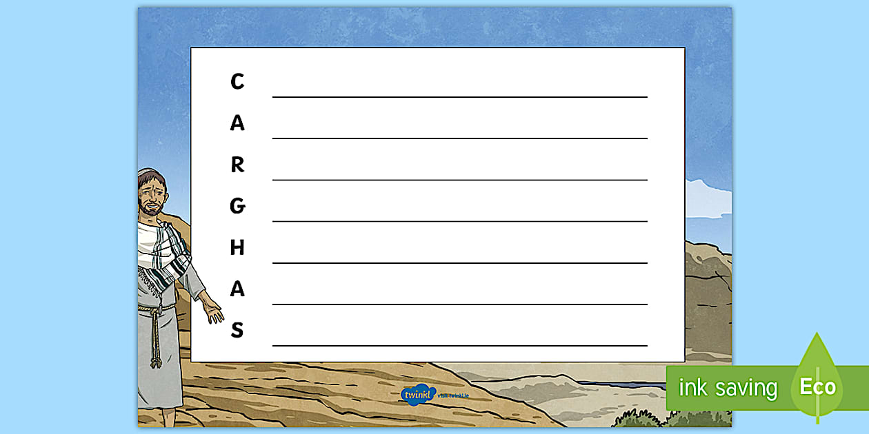 Lent Acrostic Poem Gaeilge