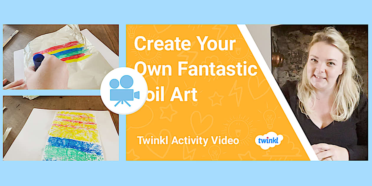 Making Tin Foil Art Activity | KS2 Holiday Club Activities