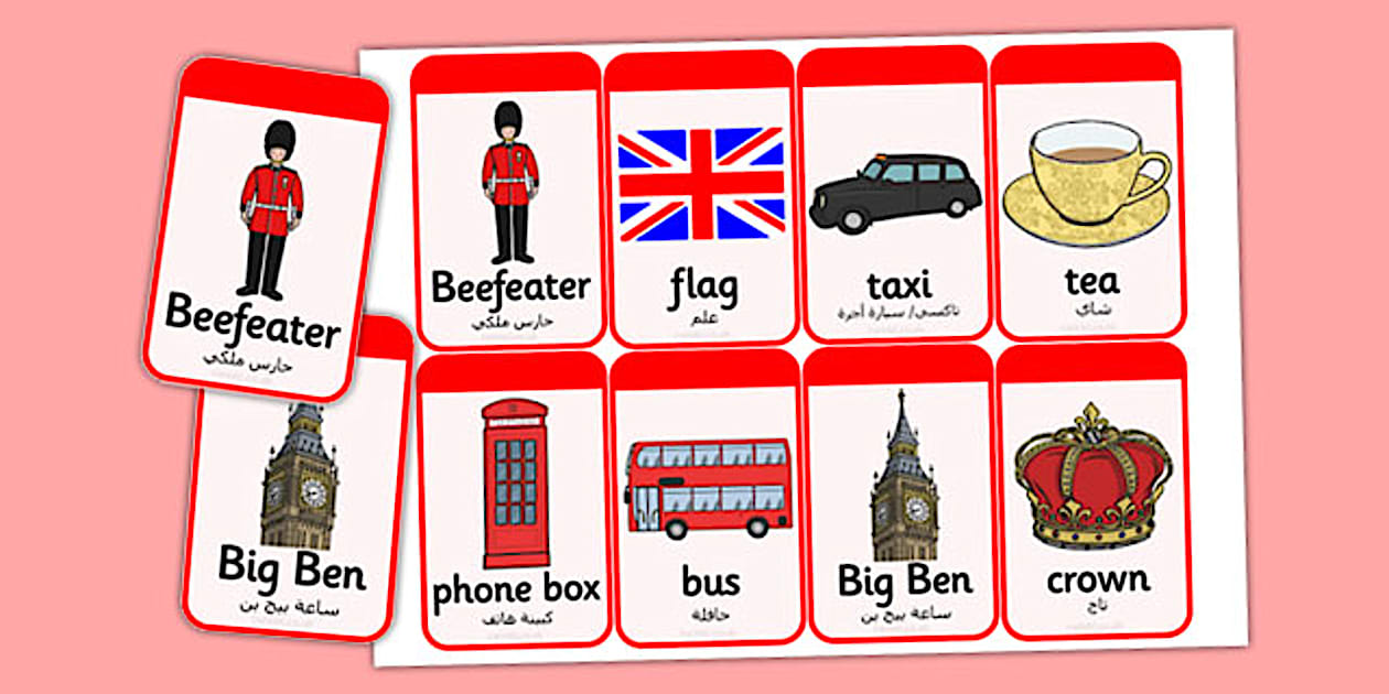 British Values Flash Cards Arabic Translation - Twinkl