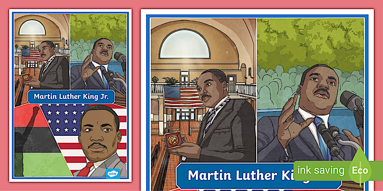 Martin Luther King Jr. Picture Poster (teacher made)