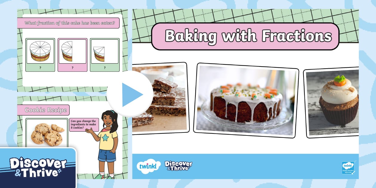Baking with Fractions PowerPoint - Twinkl