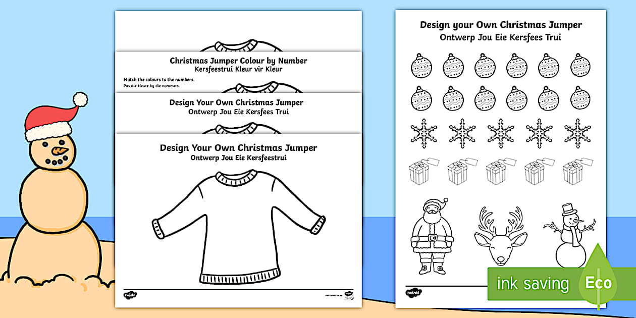 Christmas Jumper Activity Pack (teacher made) - Twinkl