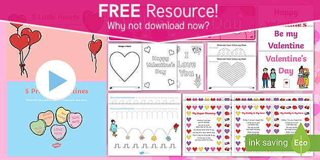 FREE! - Early Years Valentines Day Resource Pack