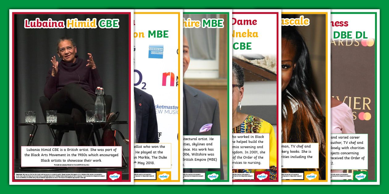 Black History Month Significant Individuals Posters