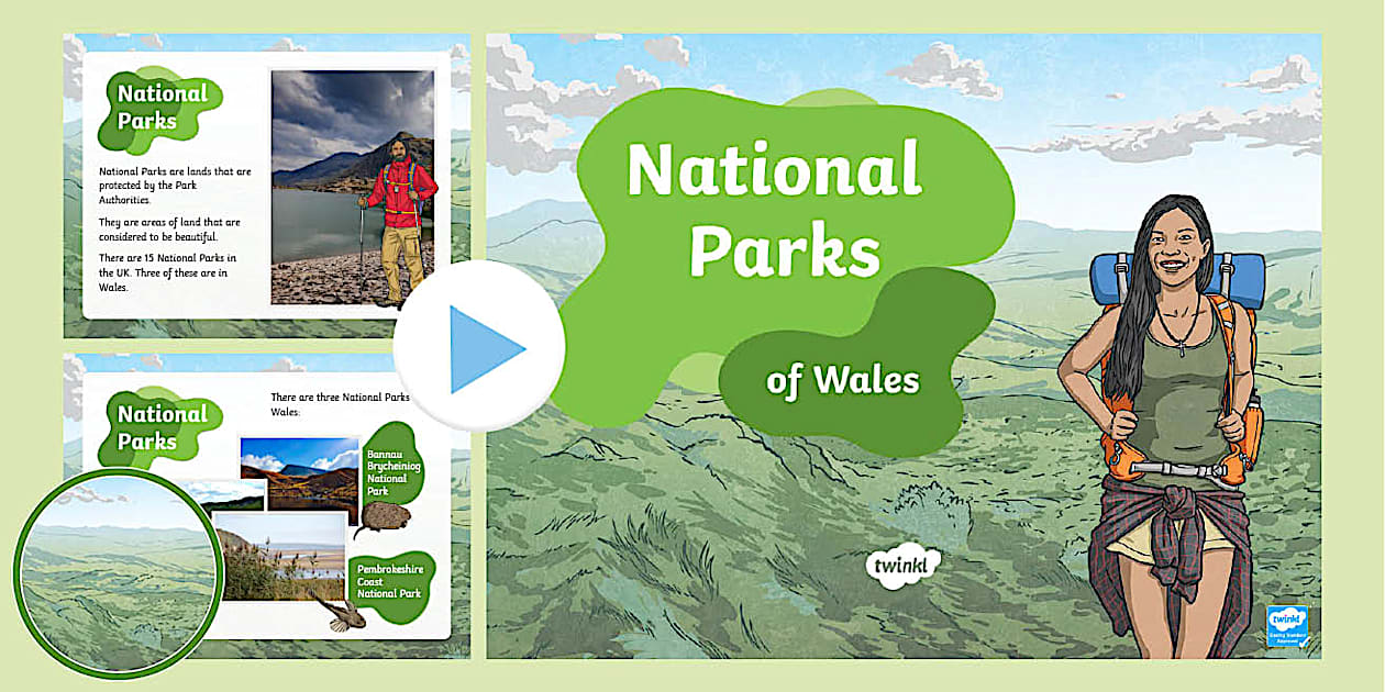 National Parks of Wales PowerPoint (Teacher-made) - Twinkl