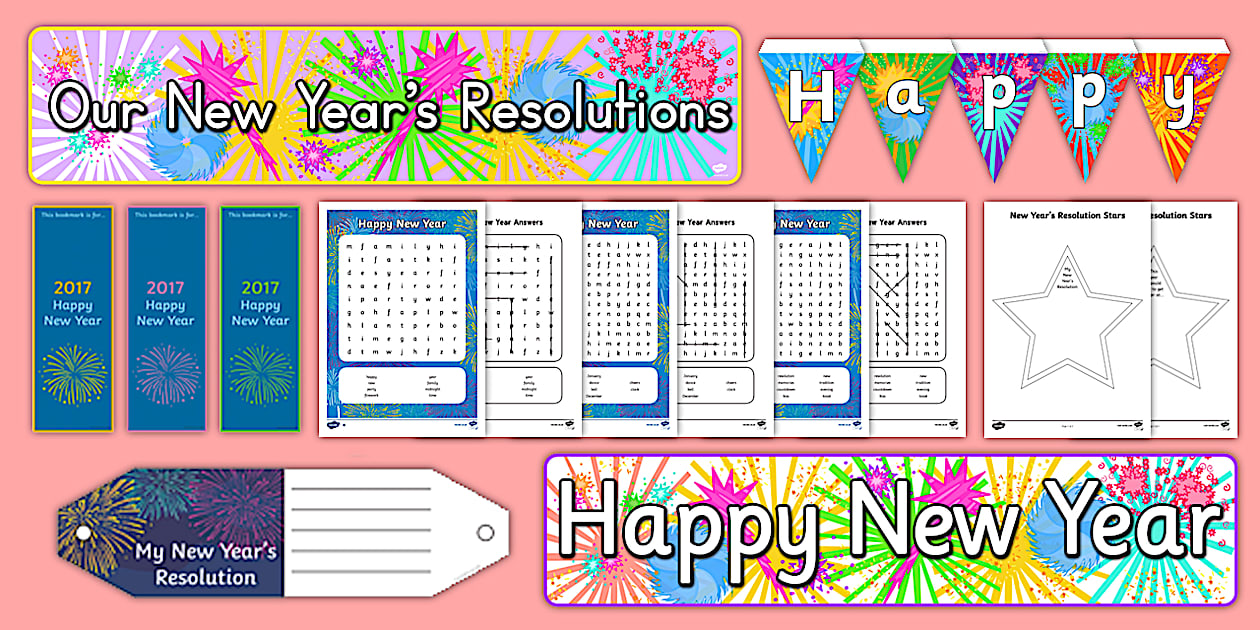 New Year Resource Pack (teacher made) - Twinkl