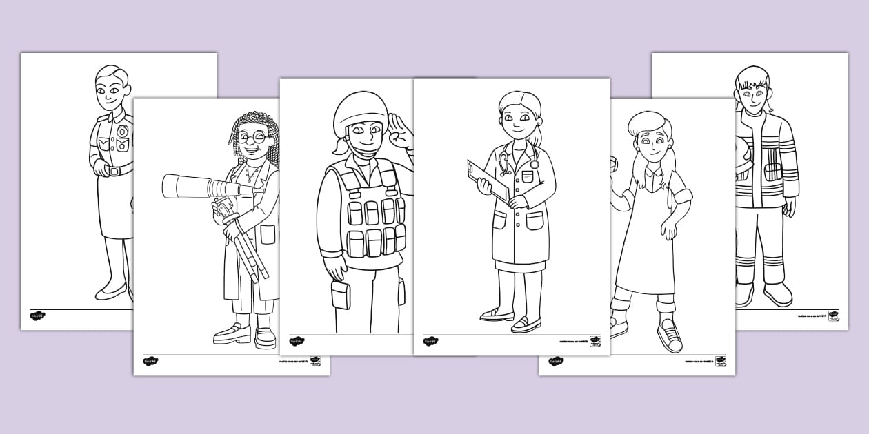 * NEW * Coloriages : La journée internationale de la femme