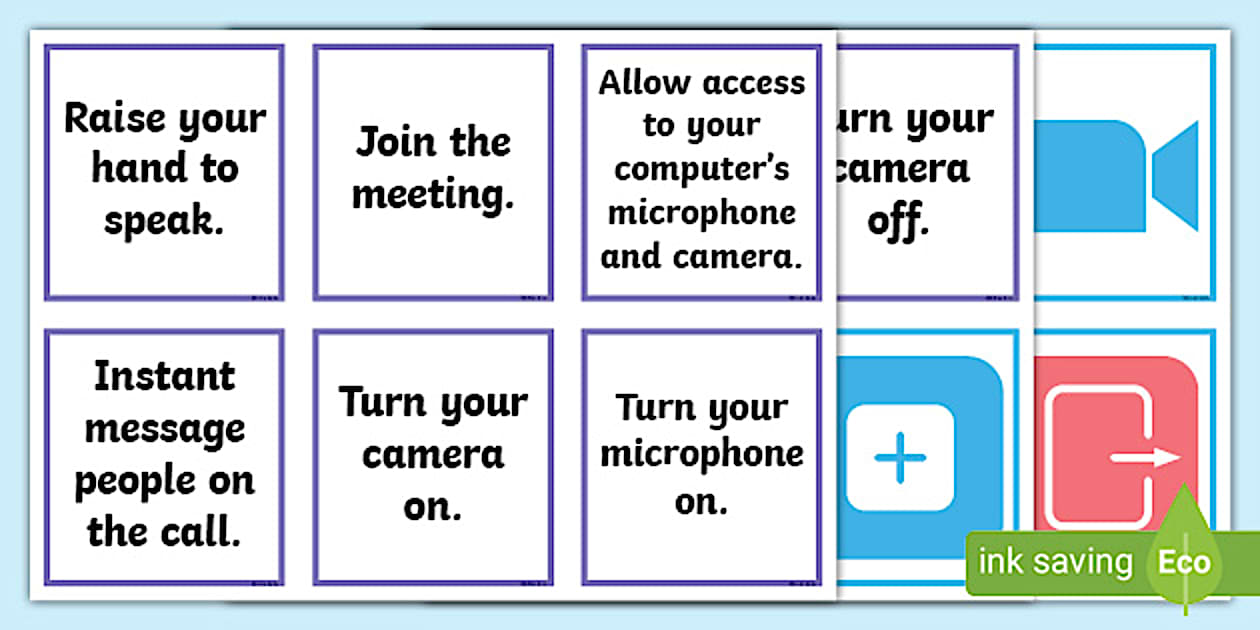 Learning Online – How to Communicate Match Up Cards