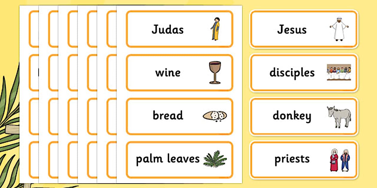 TAS Easter Word Cards (Teacher-Made) - Twinkl