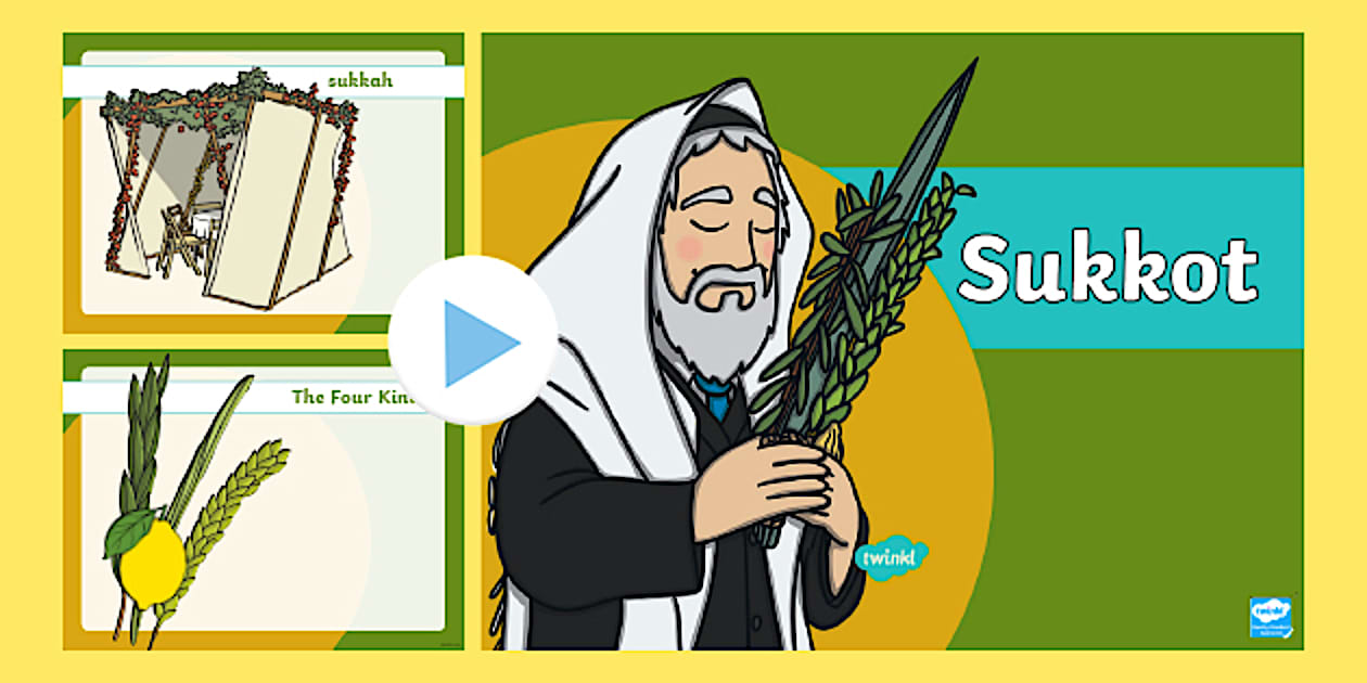 Sukkot Words and Phrases PowerPoint for Kids | Twinkl USA