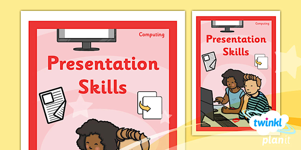 Editable Computing: Presentation Skills Year 2 Unit Book Cover