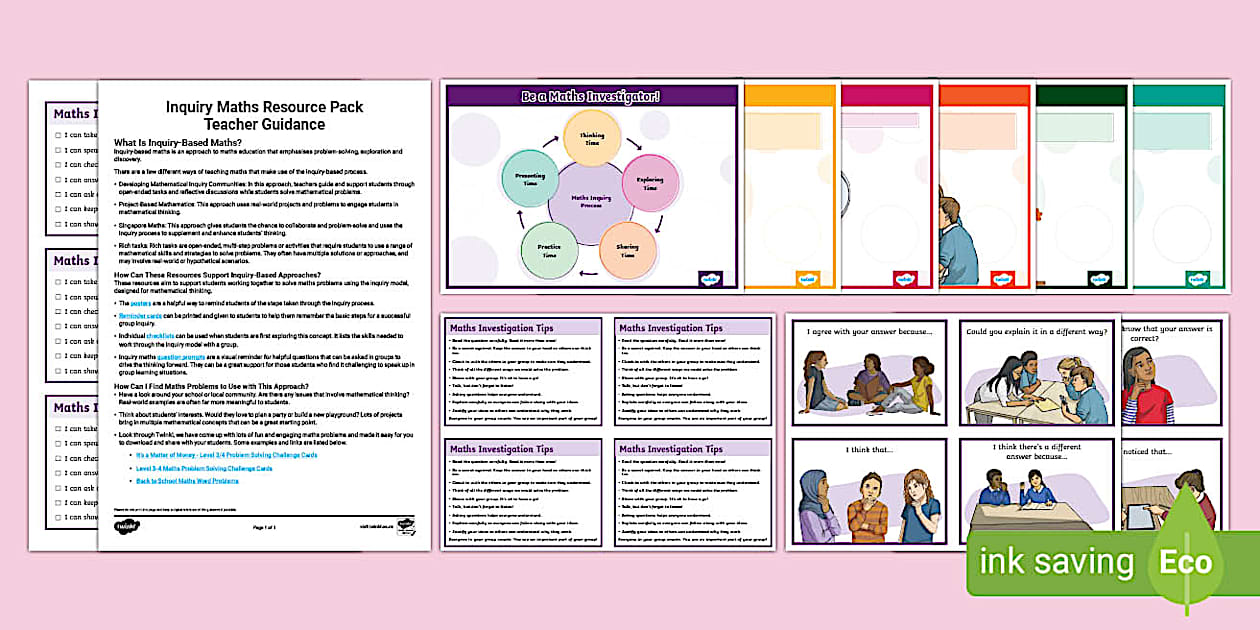 Inquiry Maths Resource Pack (teacher made) - Twinkl