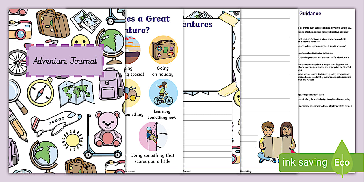 Adventure Journal (teacher made) - Twinkl