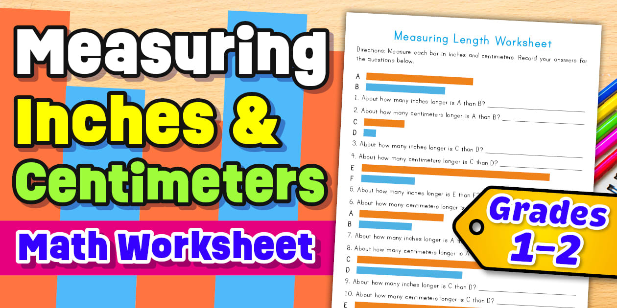 Measuring Worksheet | Math Resource | Twinkl USA - Twinkl