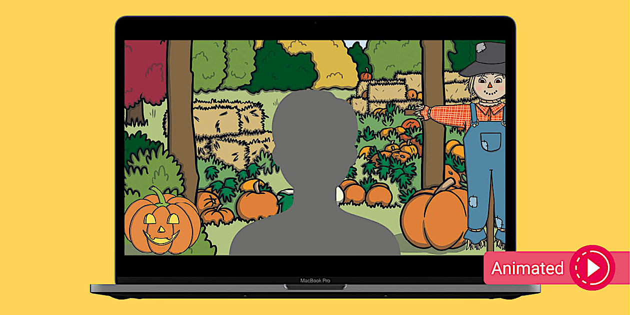 Pumpkin Patch Virtual Background | Twinkl USA (teacher made)