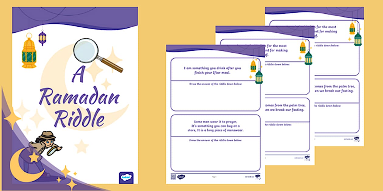 A Ramadan Riddle (teacher made) - Twinkl