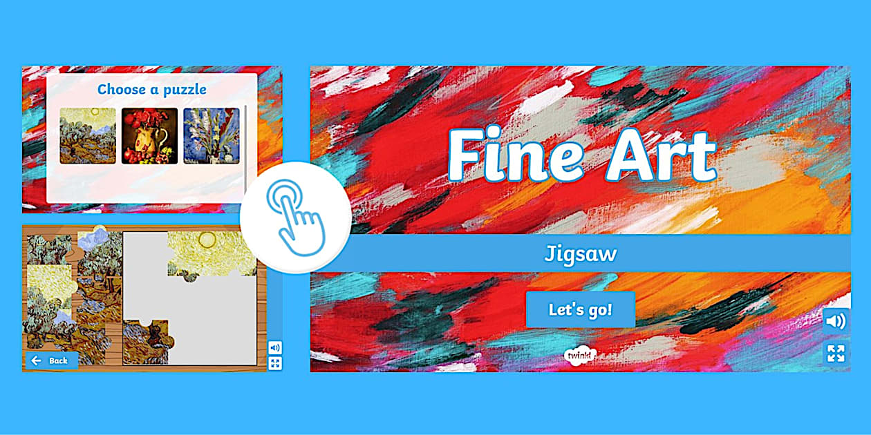 Fine Art Interactive Jigsaw (teacher made) - Twinkl