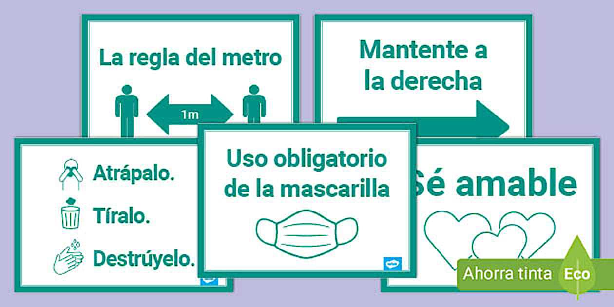 Pósters: Medidas de seguridad contra la Covid-19 - Vuelta al cole