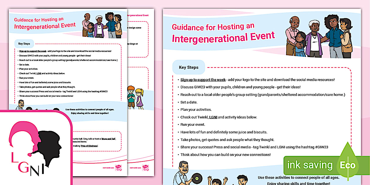 FREE! - Guidance for Hosting an Intergenerational Event