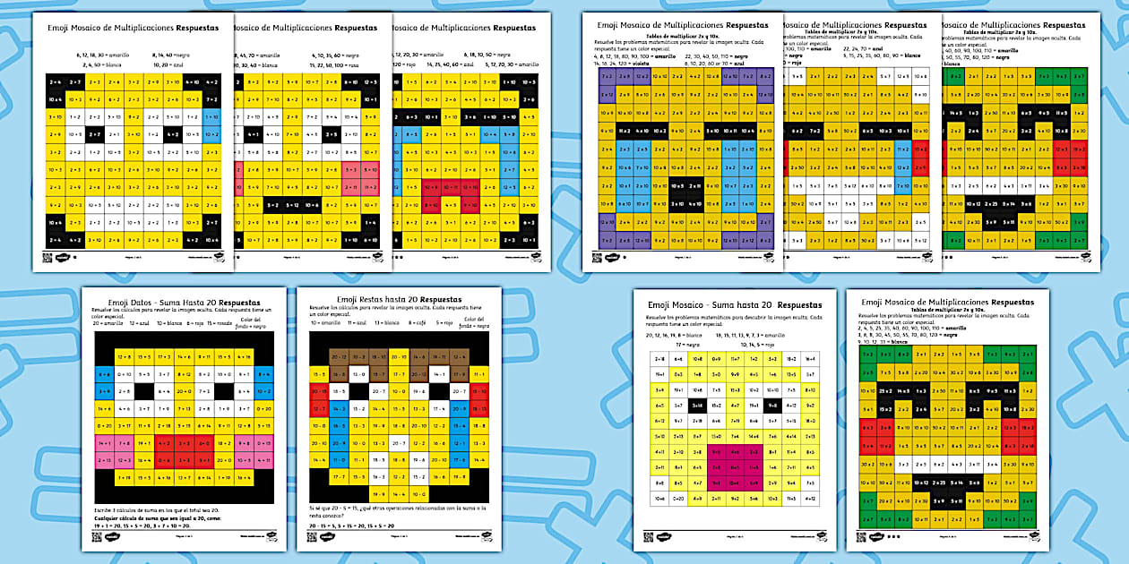 😊 Guía de sumas y multiplicaciones - Descubre el emoji Twinkl