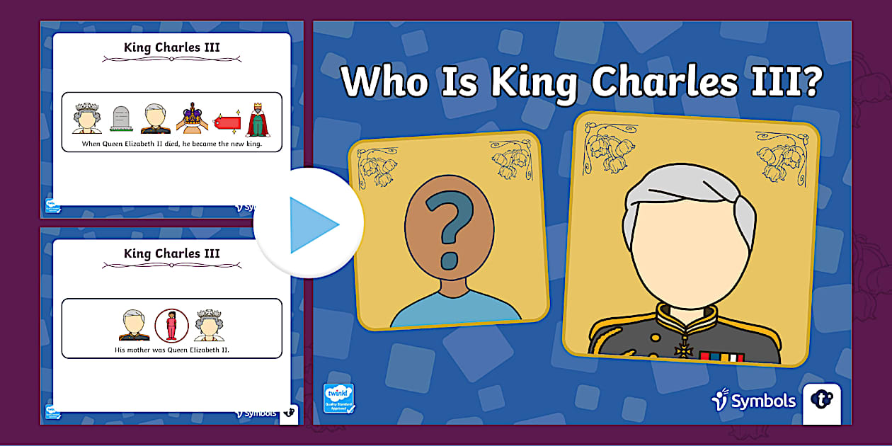 Twinkl Symbols: Who Is King Charles III? PowerPoint - Twinkl