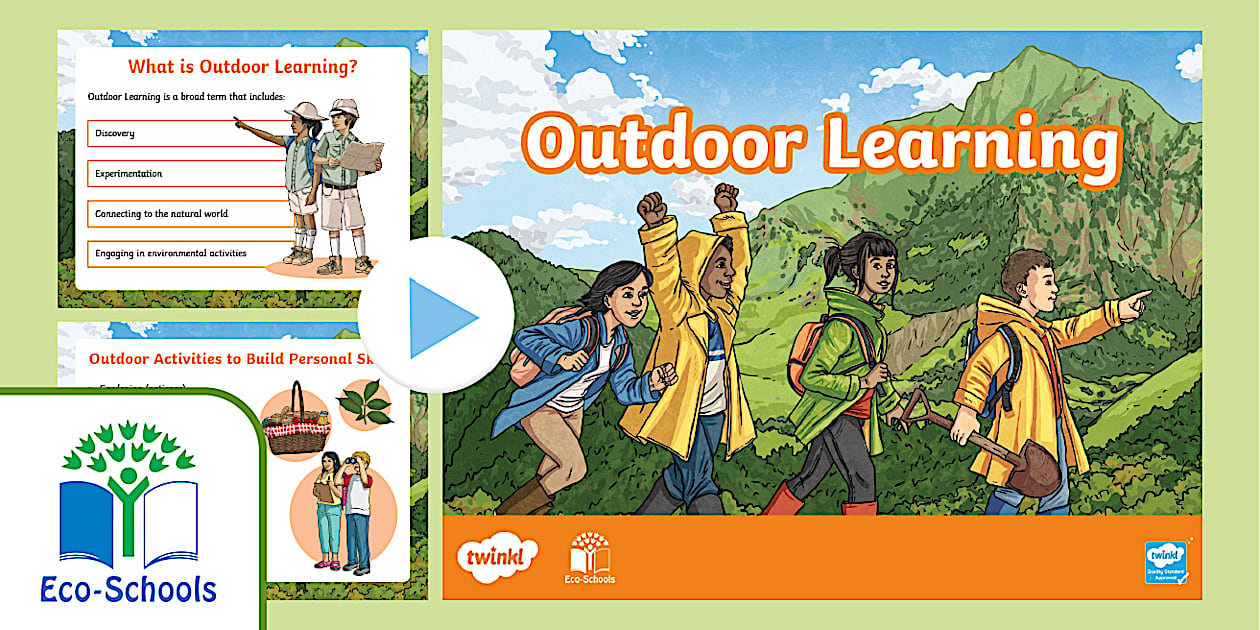 Eco-Schools NI: KS2 Outdoor Learning PowerPoint - Twinkl