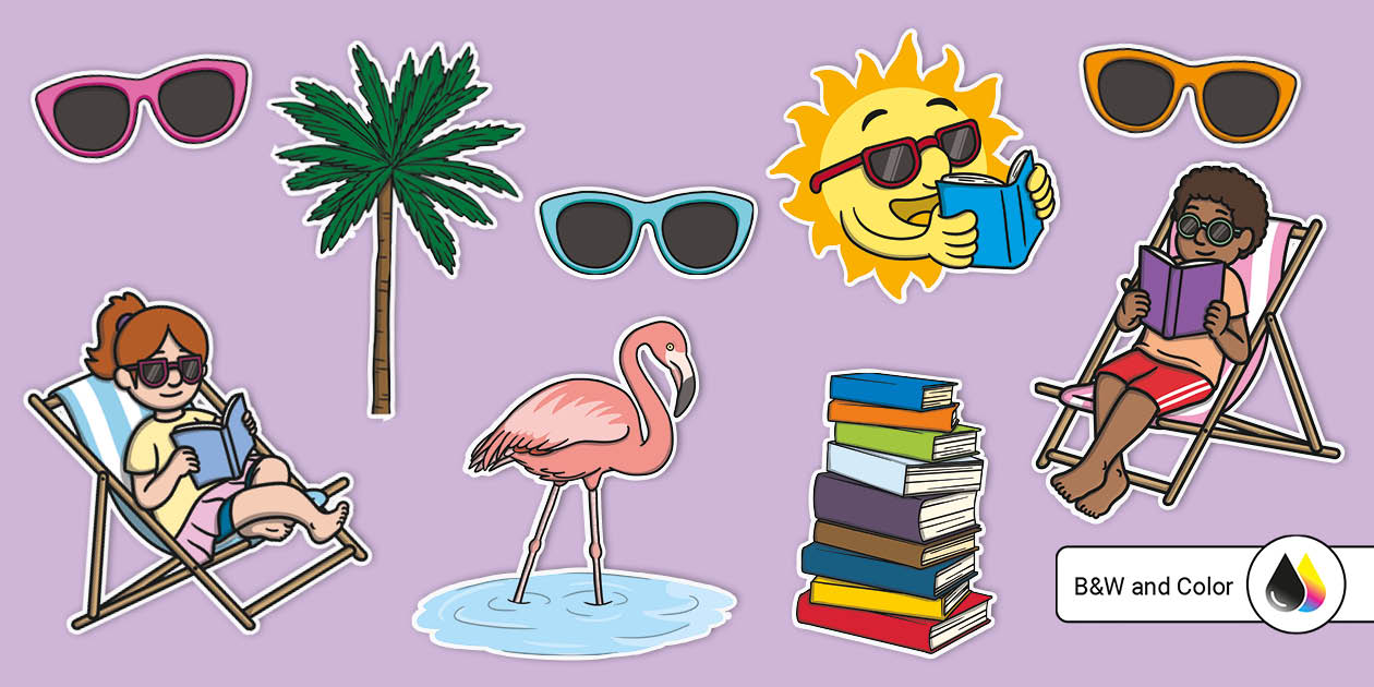 Summer Reading Helps You Shine! Cutouts