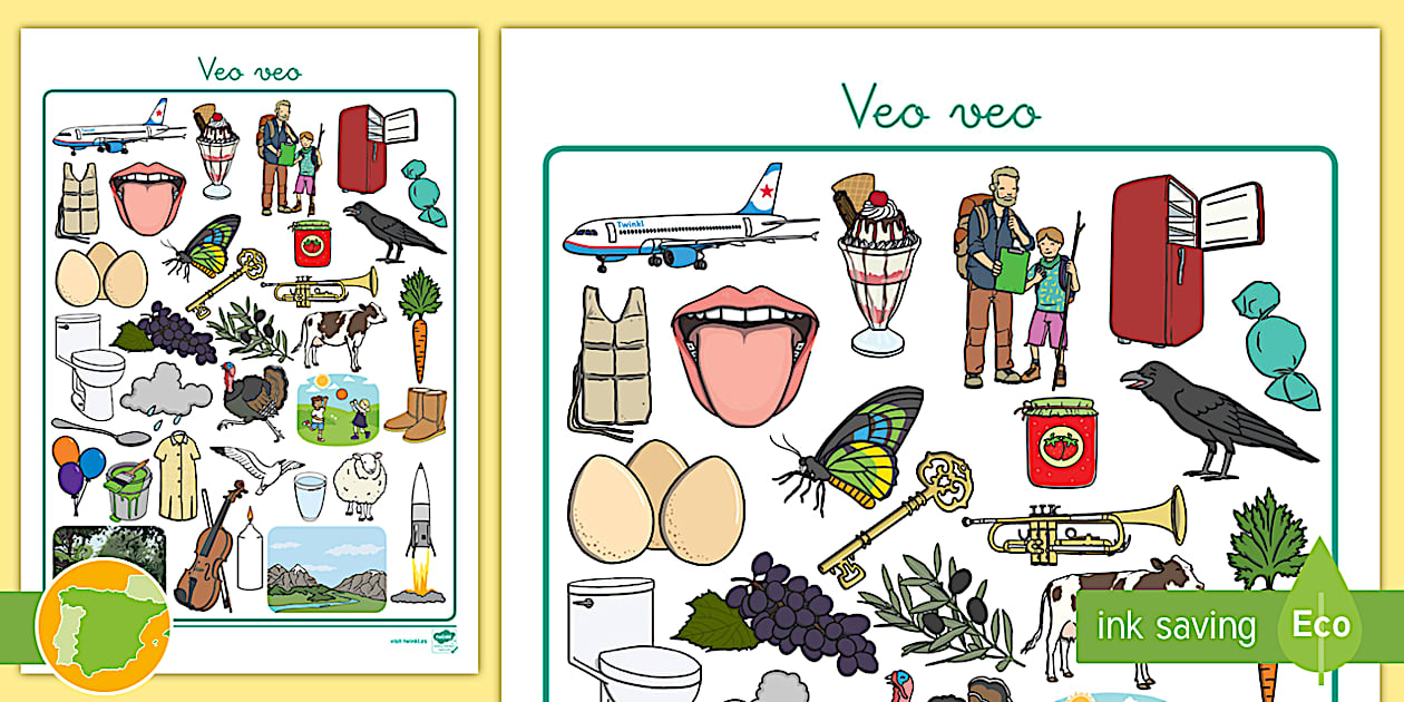 Veo, veo: La letra V (teacher made) - Twinkl