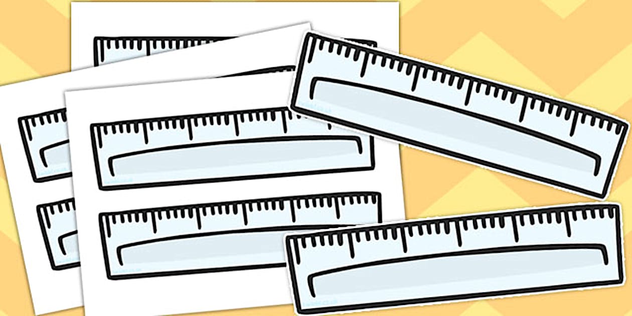 Editable Self-Registration Rulers (teacher made) - Twinkl