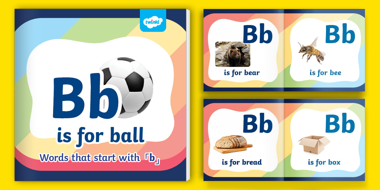 Alphabet Early Reader eBook ｜The Letter B｜アルファベット幼児絵本｜Twinkl