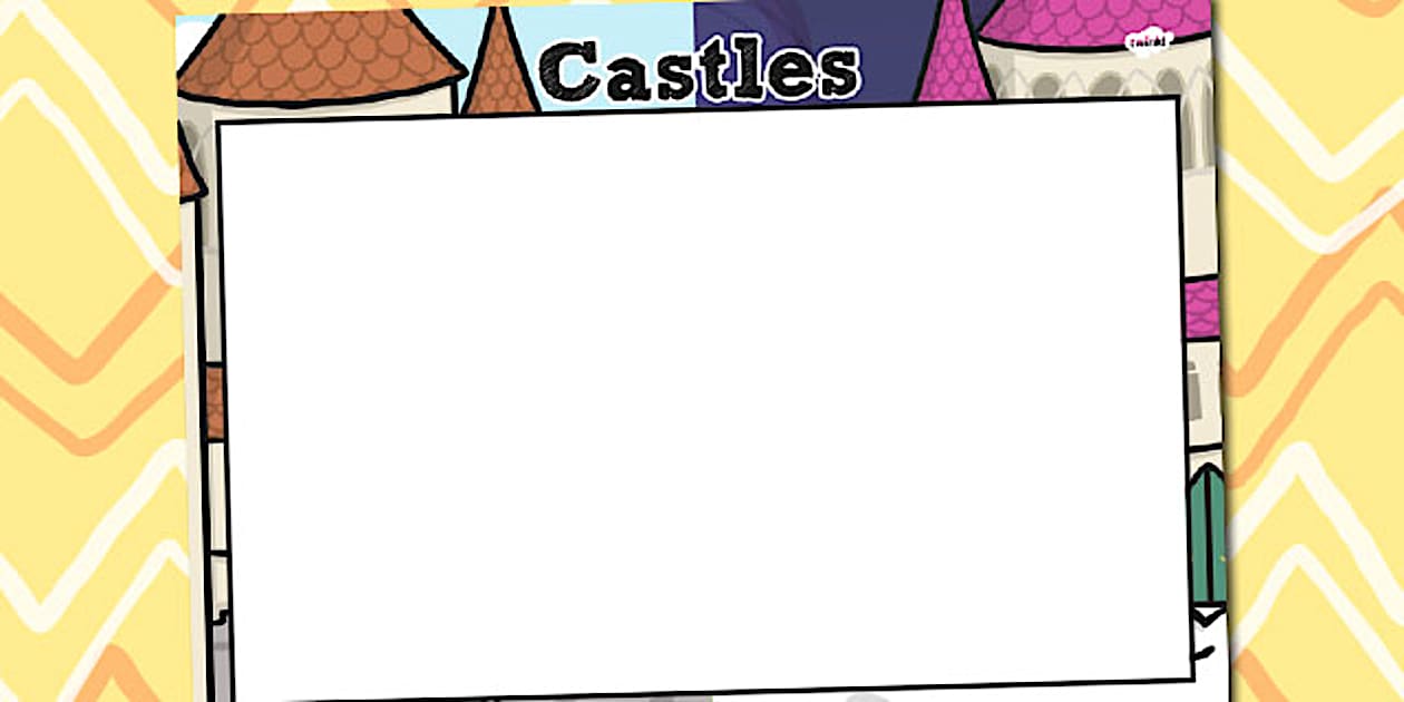 Editable Castle Mat (teacher made) - Twinkl